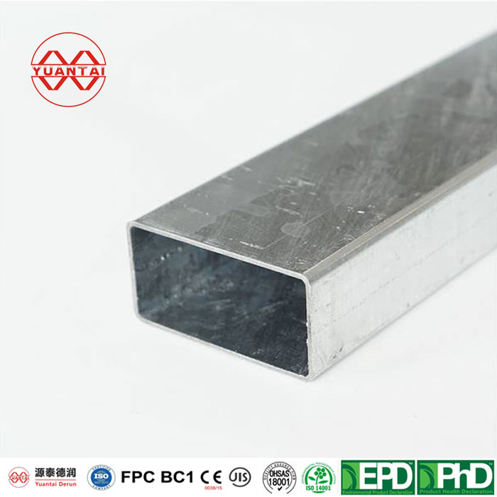 China Galvanized Steel Rectangular Pipe For India Supplier and Factory ...